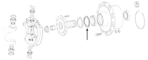 Schlepper-Teile » Shop Scheibe 78x94,50x1,5 Vorderachse 4WD APL1251, APL1351 - Case IH ...