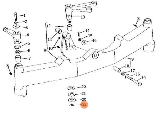Schlepper-Teile » Shop Sprengring Lenkhebel Bolzen - John Deere (F534R ...