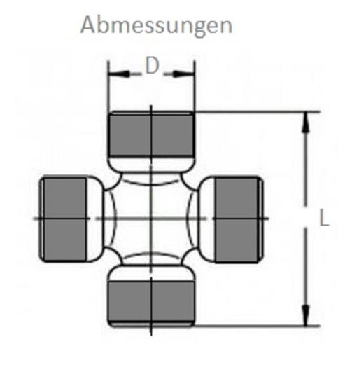 Schlepper-Teile » Shop Kreuzgelenk 27x70mm - Massey Ferguson (3429996M1 ...
