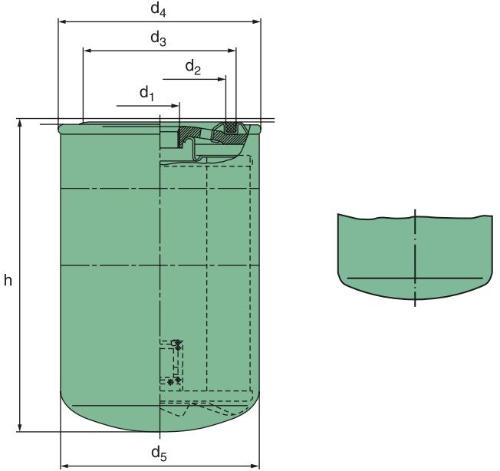Schlepper-Teile » Shop MANN WH 945/2 - Hydraulikölfilter WH945/2 ...