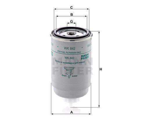 Schlepper-Teile » Shop MANN Kraftstofffilter - Fiat (1909142, 4753103 ...