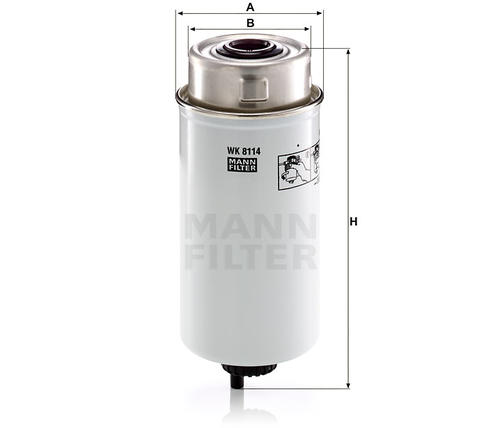 Schlepper-Teile » Shop MANN WK 8114 - Kraftstofffilter WK8114, H277WK ...