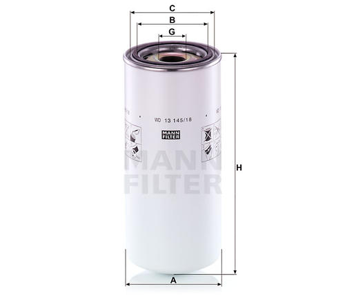 Schlepper-Teile » Shop Ölfilter - Claas (0007983030, 0007983031 ...
