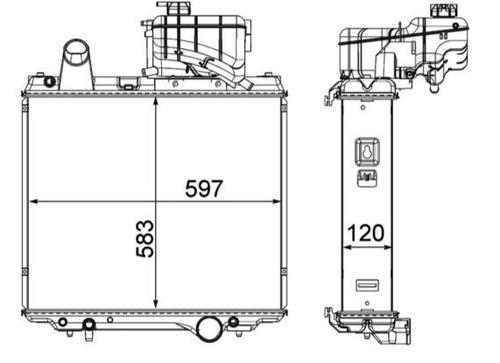 Schlepper-Teile » Shop Kühler - John Deere (AL209034, AL181230 ...