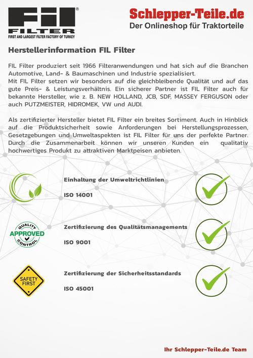 Schlepper-Teile » Shop Luftfilter baugleich MANN C 14 190 C14190 ...