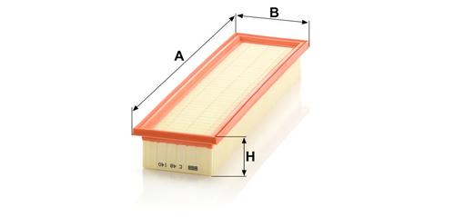 Schlepper-Teile » Shop MANN C 48 140 - Innenraumfilter C48140, AF55737 ...