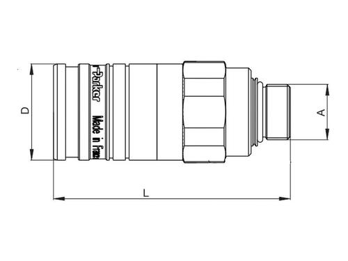 Schlepper-Teile » Shop Parker Hydraulik Kupplung M22 x 1,5 - John Deere ...